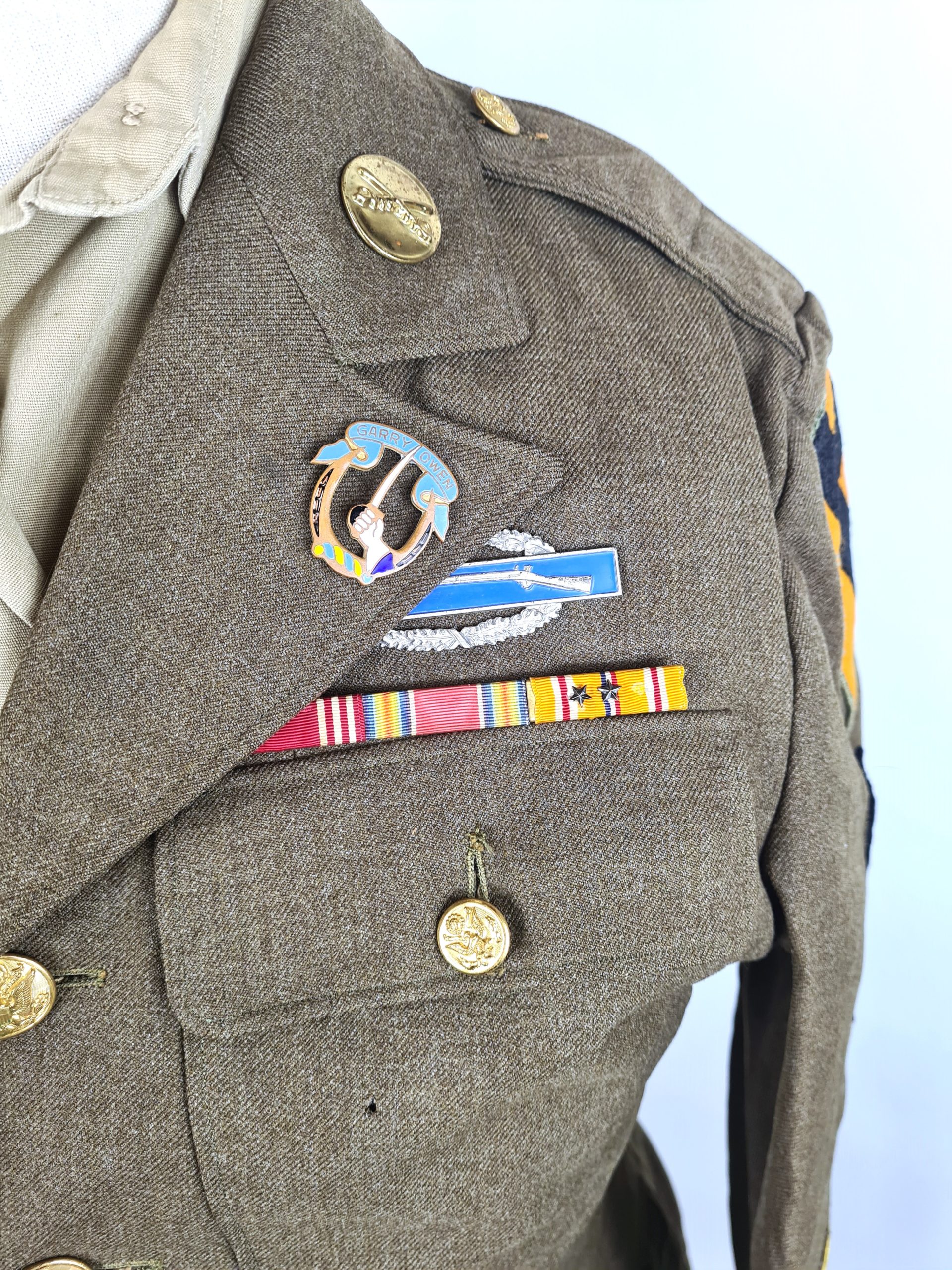 ww2 7th cavalry uniform group - Panzertruppe Collectables