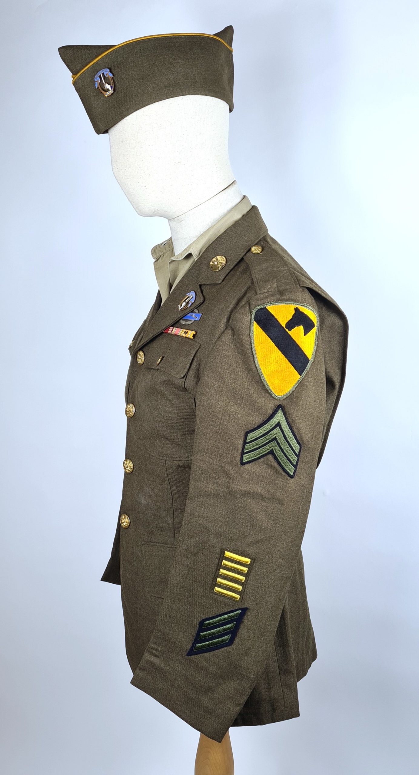 ww2 7th cavalry uniform group - Panzertruppe Collectables