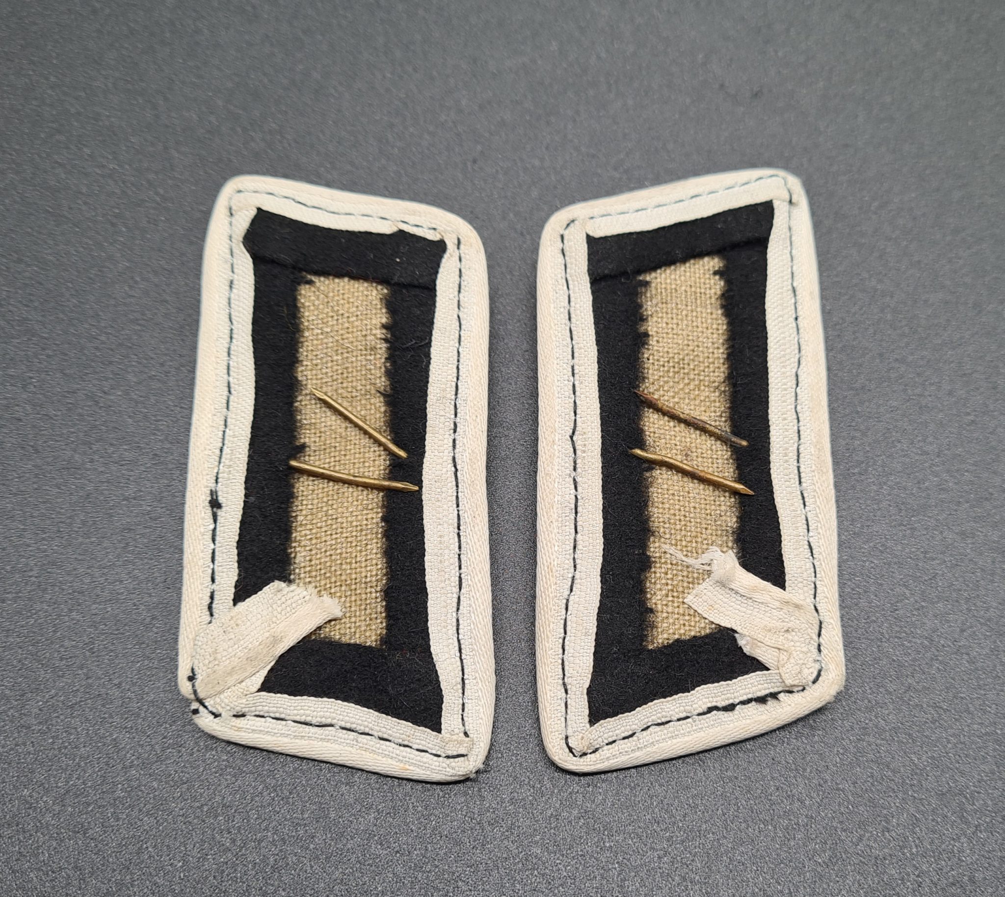 Panzer Fhurer-Hauptquatier / Herman Goering collar tabs - Panzertruppe ...